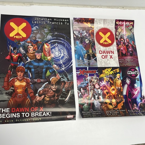 X-Men | Accessories | Xmen Dawn Of X 3x2 2siding Poster 2019 Mutants ...